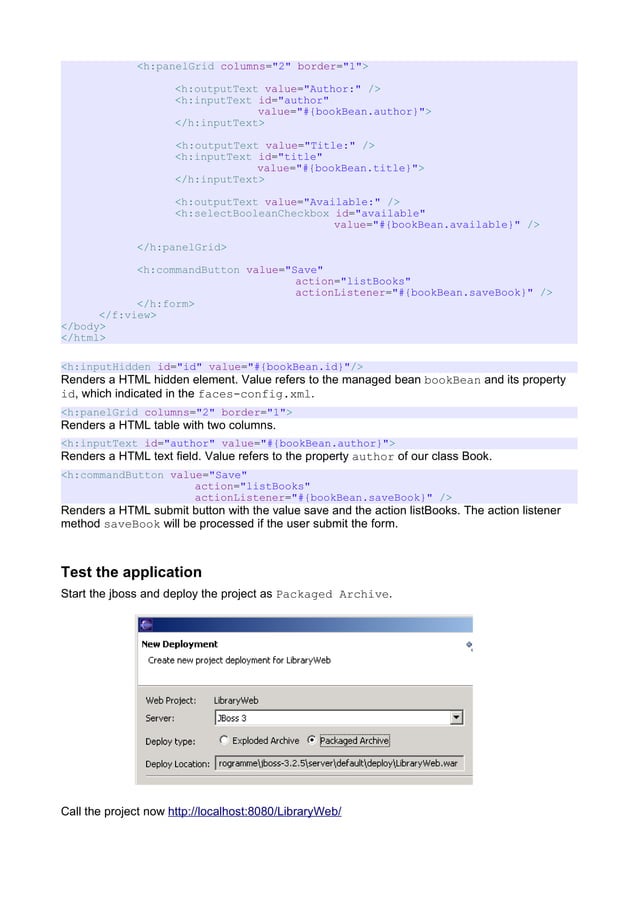 First java-server-faces-tutorial-en | PDF | Free Download