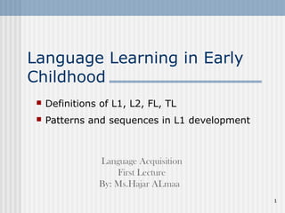First Lec / language.acq