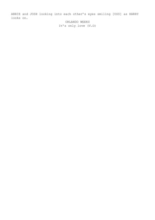 First Love Script | DOCX