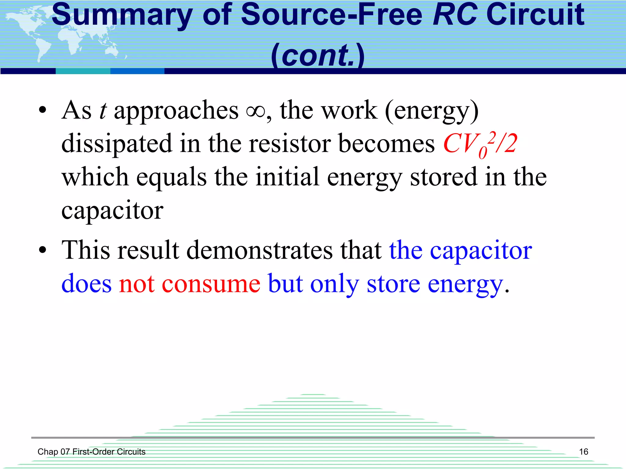 First order circuits | PDF
