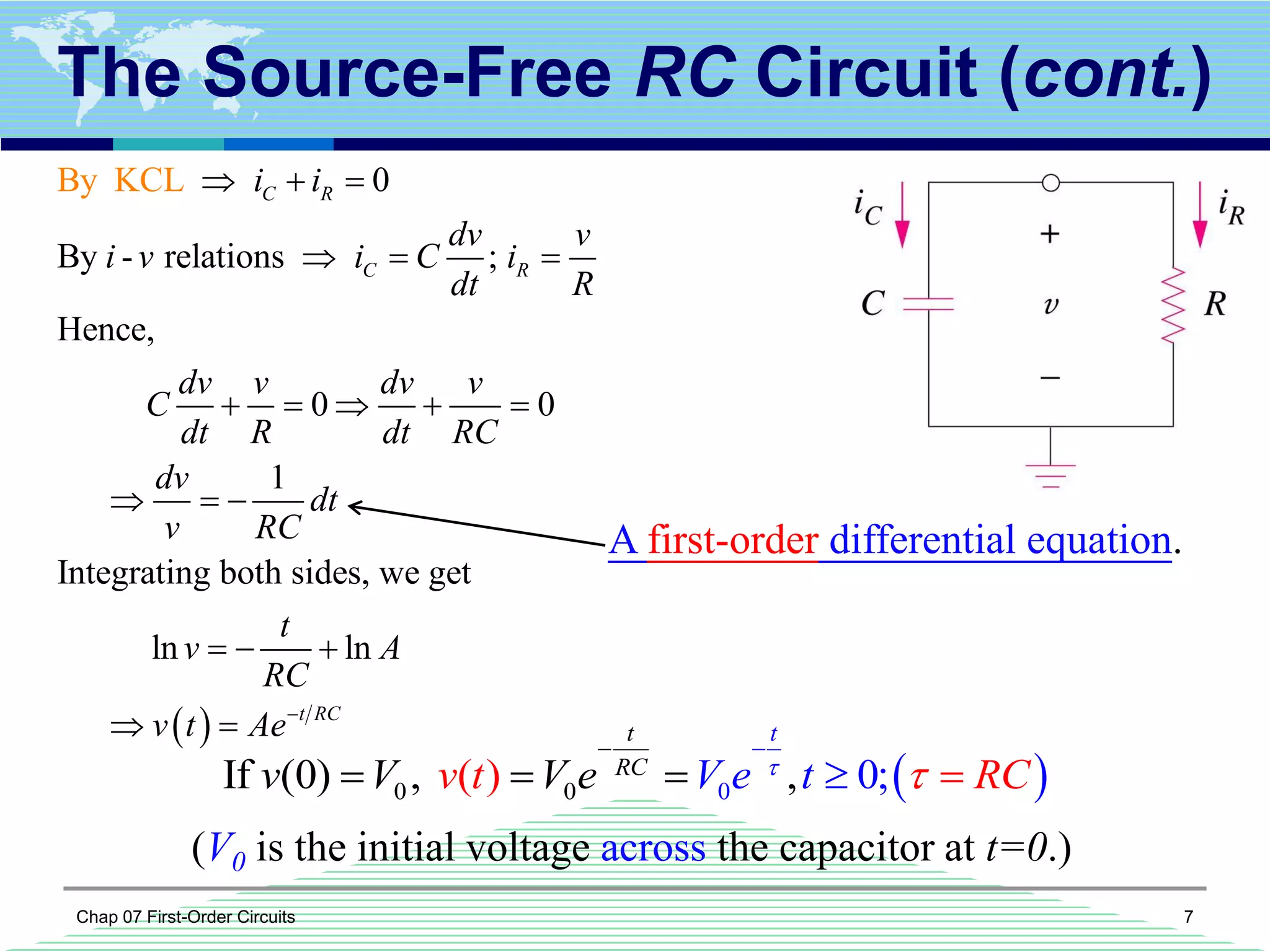 First order circuits | PDF
