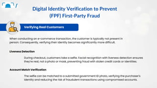 First-Party Fraud in Ecommerce: How Digital ID Verification Can Help | PPT