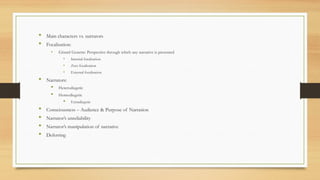 First-Person Narrative.pptx universidad de barcelona | PPT