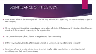 Effectiveness and scope of employee referral in the process of talent ...