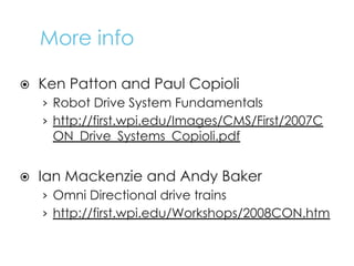 FIRST-Robotics-Drive-Systems.pdf | Robotics | Technology & Computing