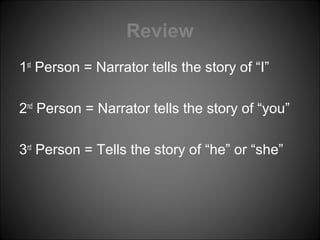 First second-and-third-person-Point of View | PPT