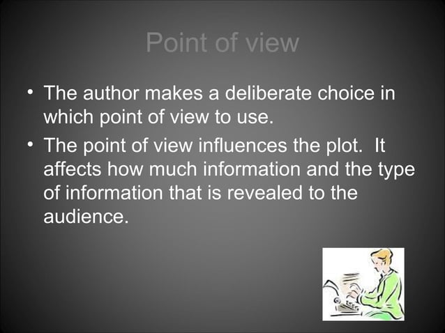 First second-and-third-person-Point of View | PPT | Drama | Genres