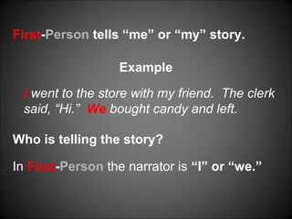 First second-and-third-person-Point of View | PPT