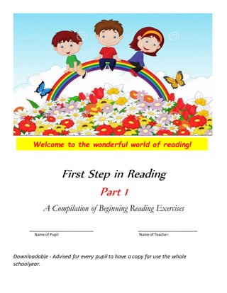 First-Step-in-Reading Part 1 Compilation of Beginning Reading Exercises ...