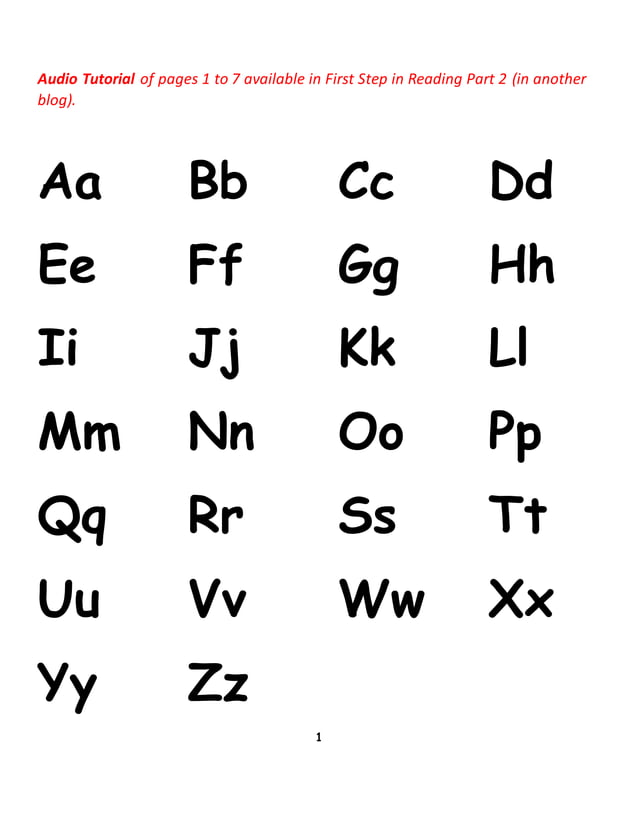 First-Step-in-Reading Part 1 Compilation of Beginning Reading Exercises ...