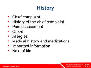 Comprehensive Standard First Aid Training for Health Emergencies | PPTX