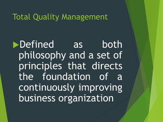 intro to total-quality-management | PPTX