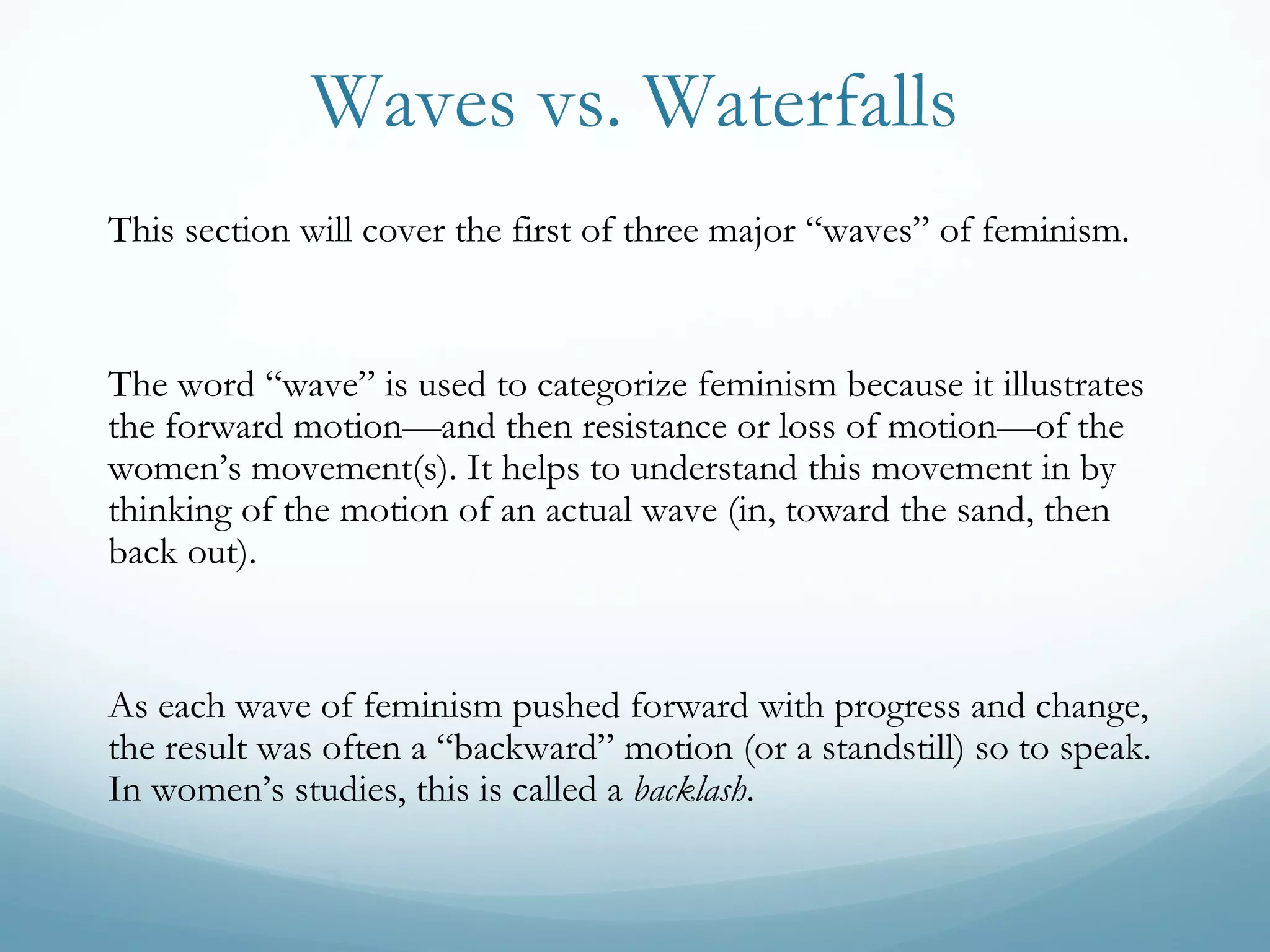 First wave feminism | PPT