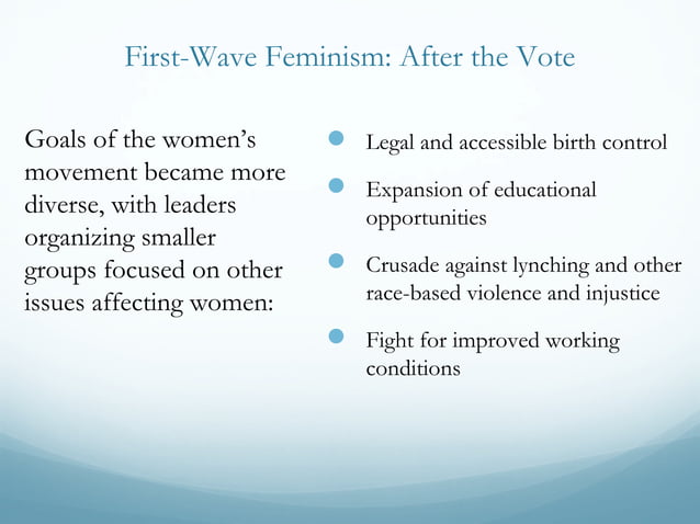 First wave feminism | PPT