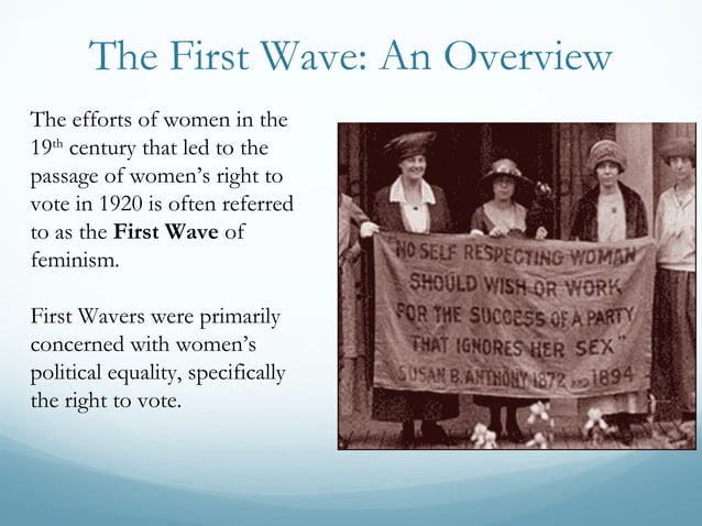 First wave feminism | PPT