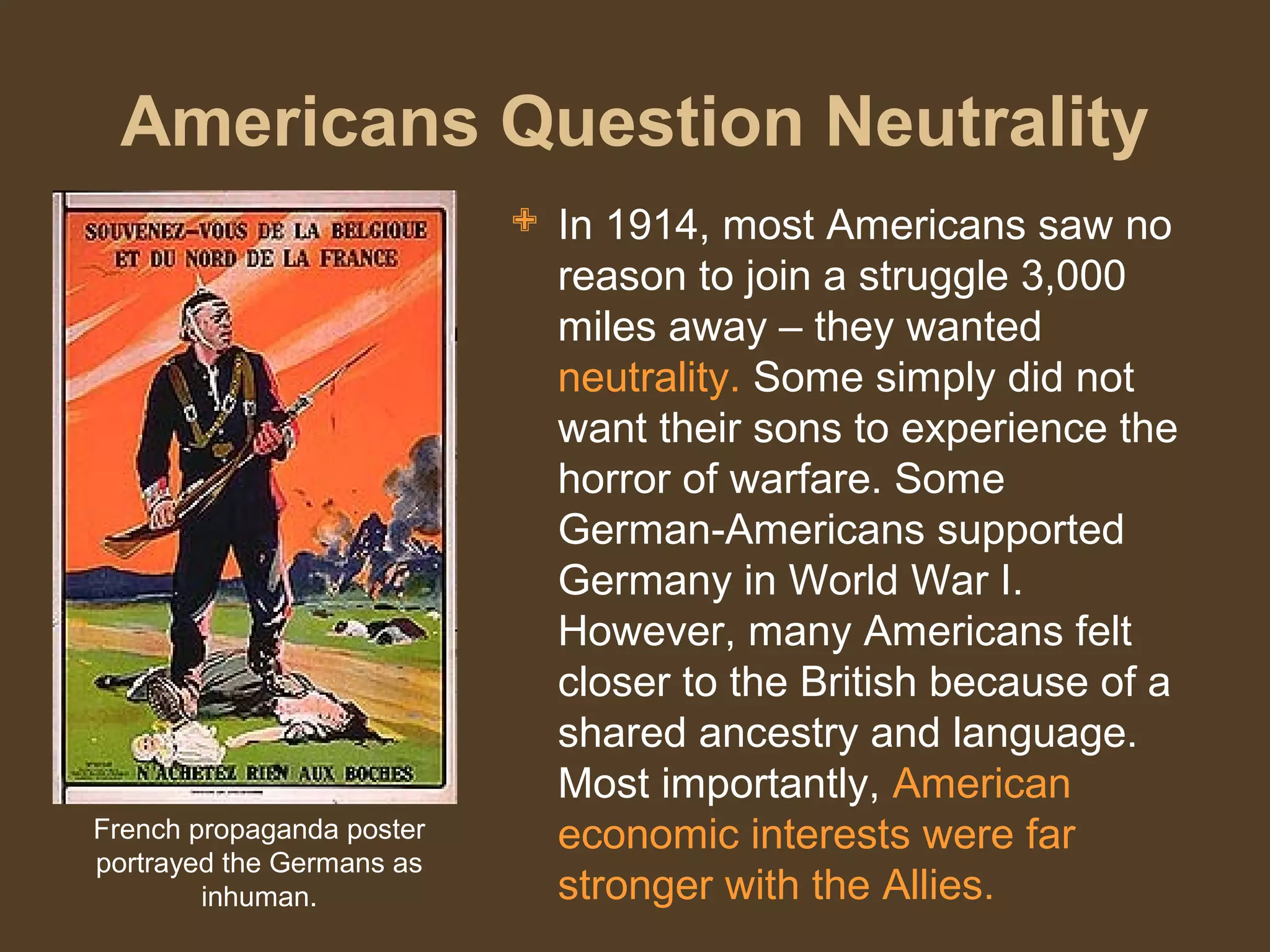 First world-war- its impact | PPT