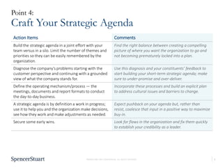 8-Point Plan for the CEO's First 100 Days | PPTX