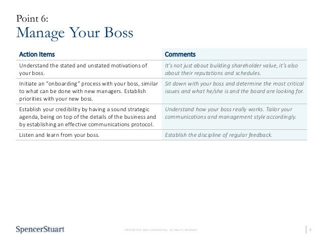 8-Point Plan for the CEO's First 100 Days