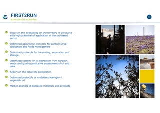 Examples of BBI initiative funded projects promoting bioeconomy in the ...