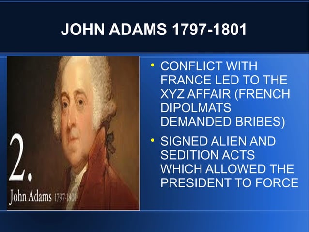 First 5 presidents | PPT | Politics