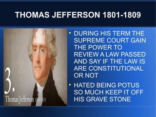 First 5 presidents | PPT