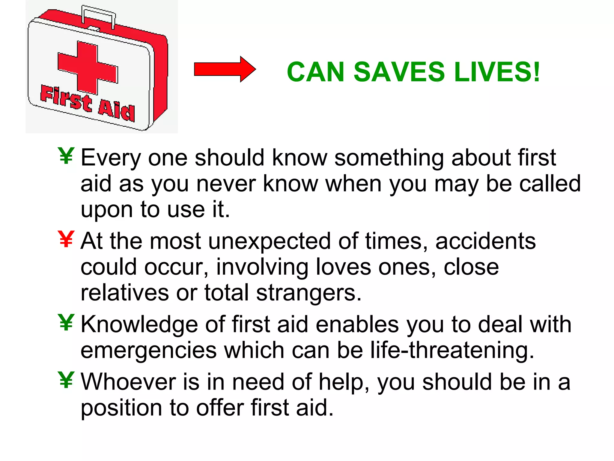 First Aid | PPT