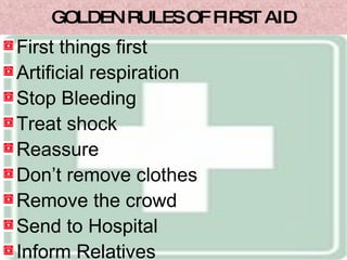 First Aid | PPT