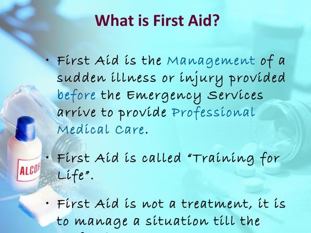 Basic First Aid | PPT | First Aid | Injuries