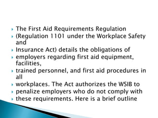 First aid | PPTX | First Aid | Injuries