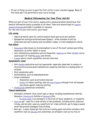 First aid | ODT
