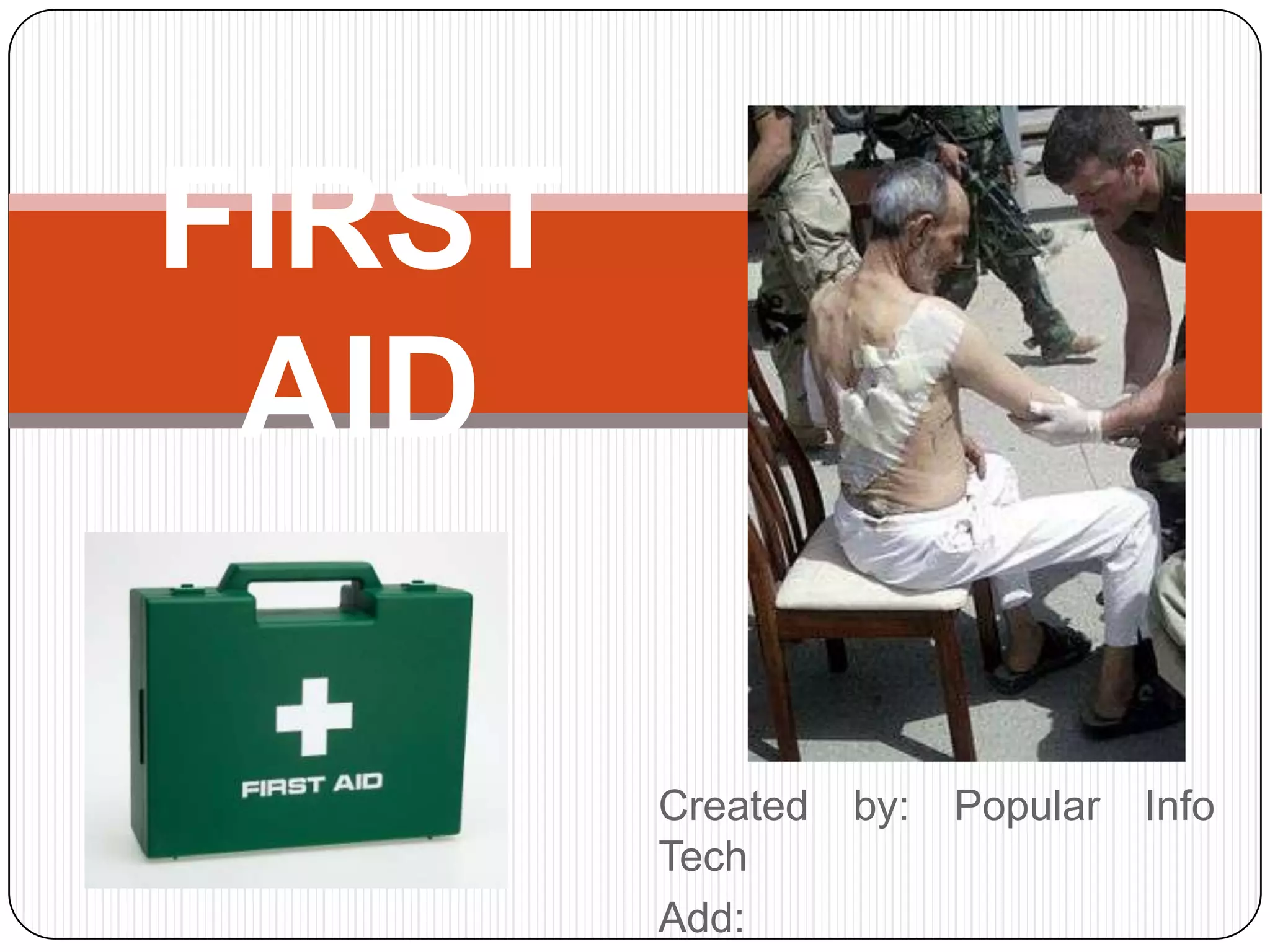 First aid | PPTX