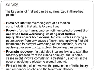 First aid | PPTX