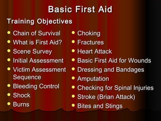 First aid | PPT