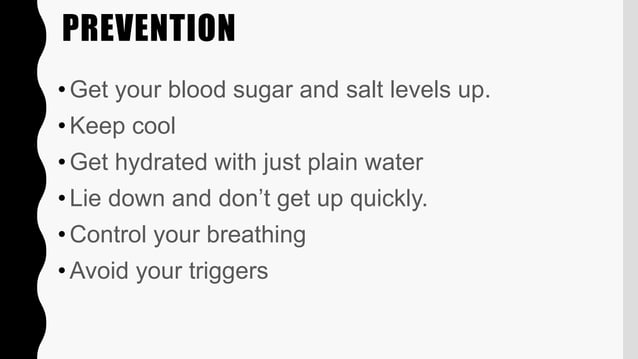 First aid(fainting) | PPTX | First Aid | Injuries