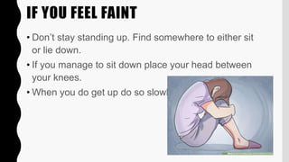 First Aid For Fainting Step By Step