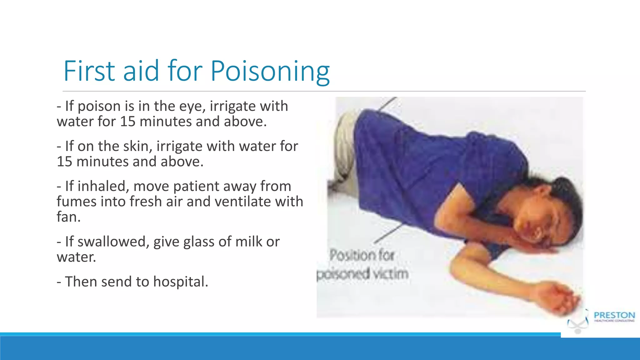 First Aid Management In A Work Place | PPTX