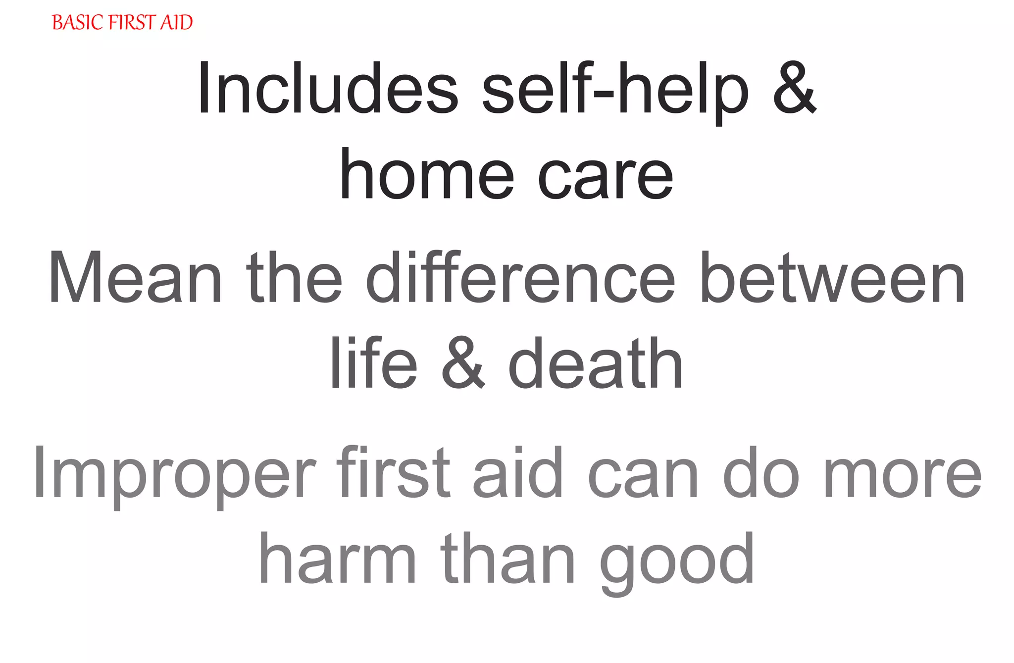 First aid MAPEH9 Health Education | PPTX
