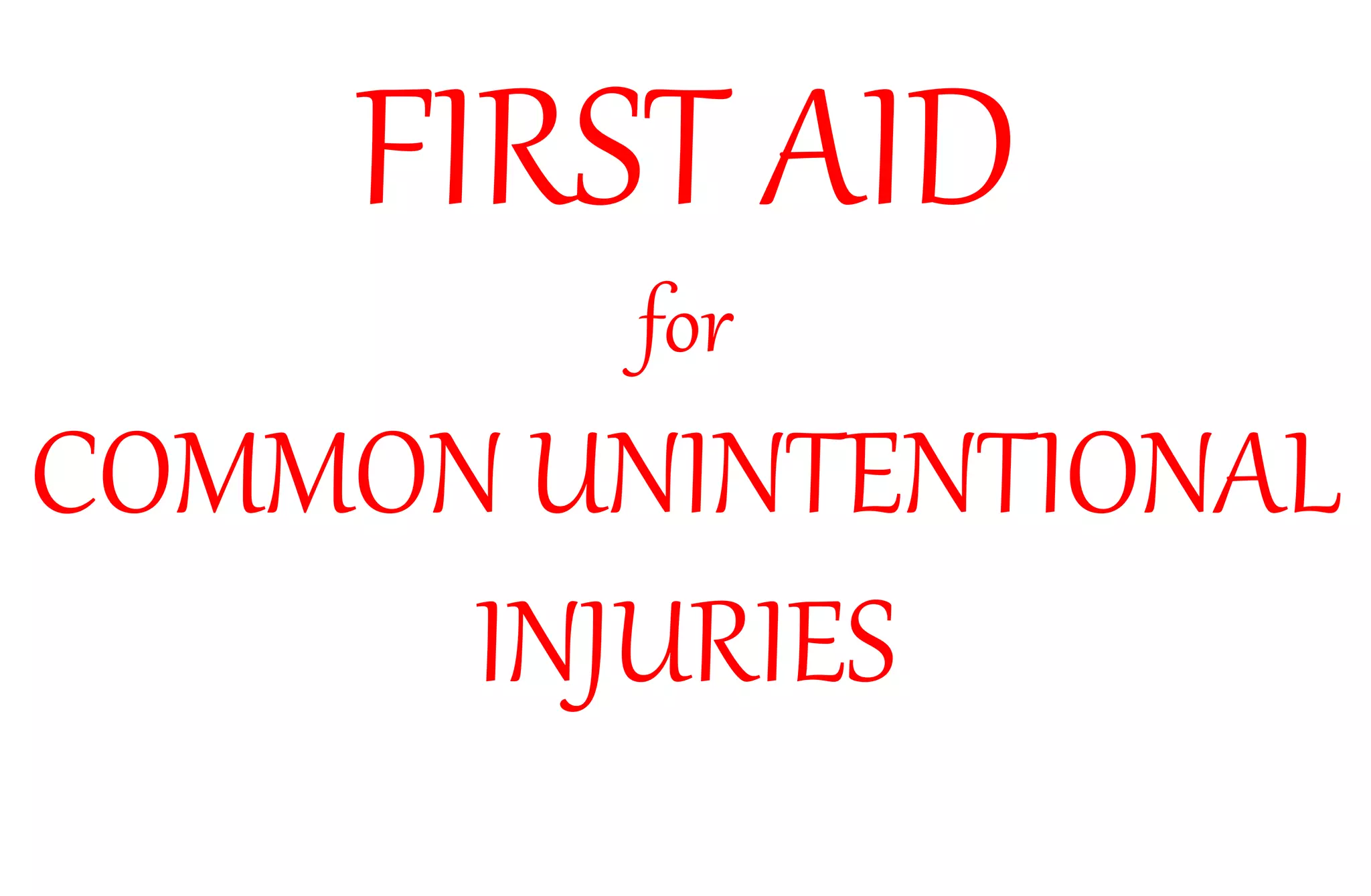 First aid MAPEH9 Health Education | PPTX