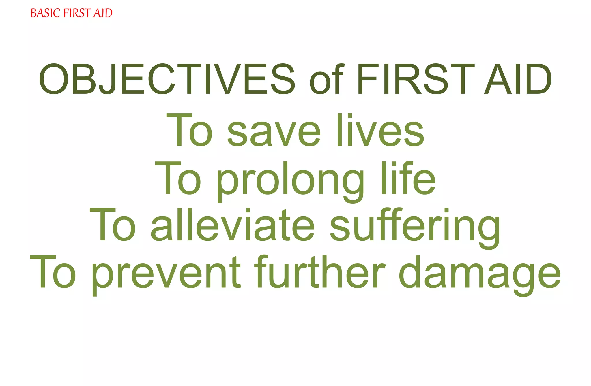 First aid MAPEH9 Health Education | PPTX