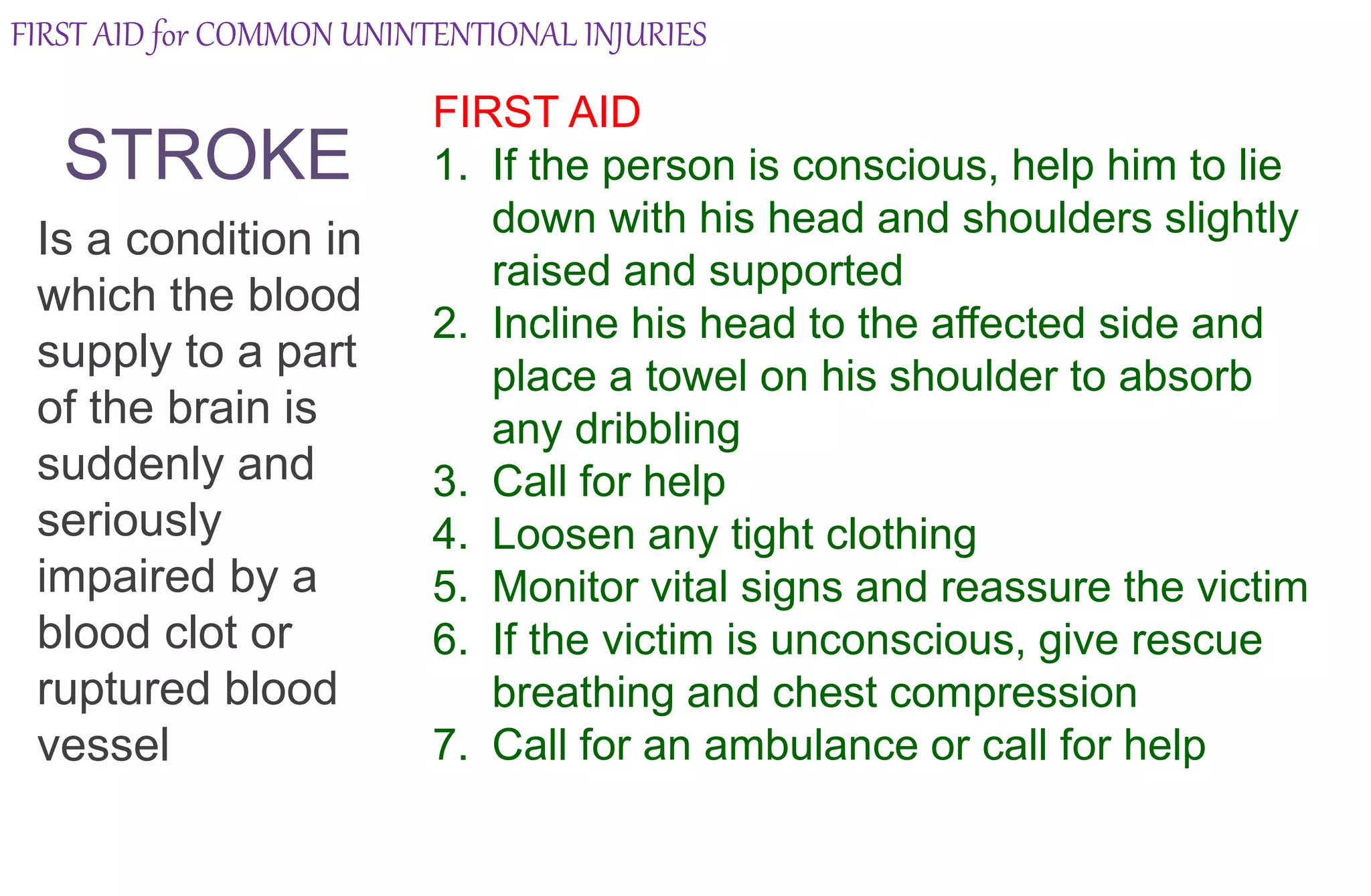 First aid MAPEH9 Health Education | PPTX