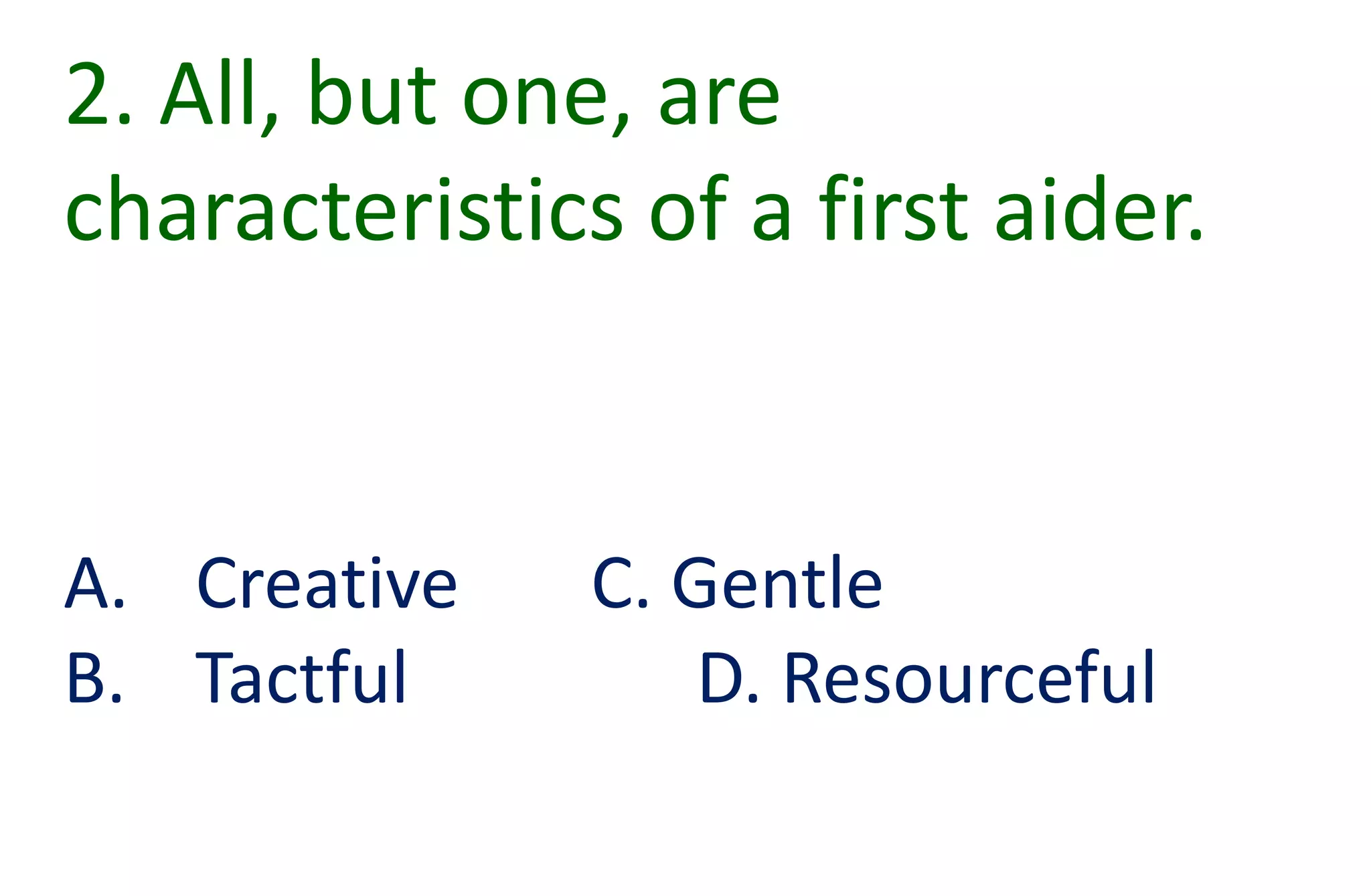 First aid MAPEH9 Health Education | PPTX