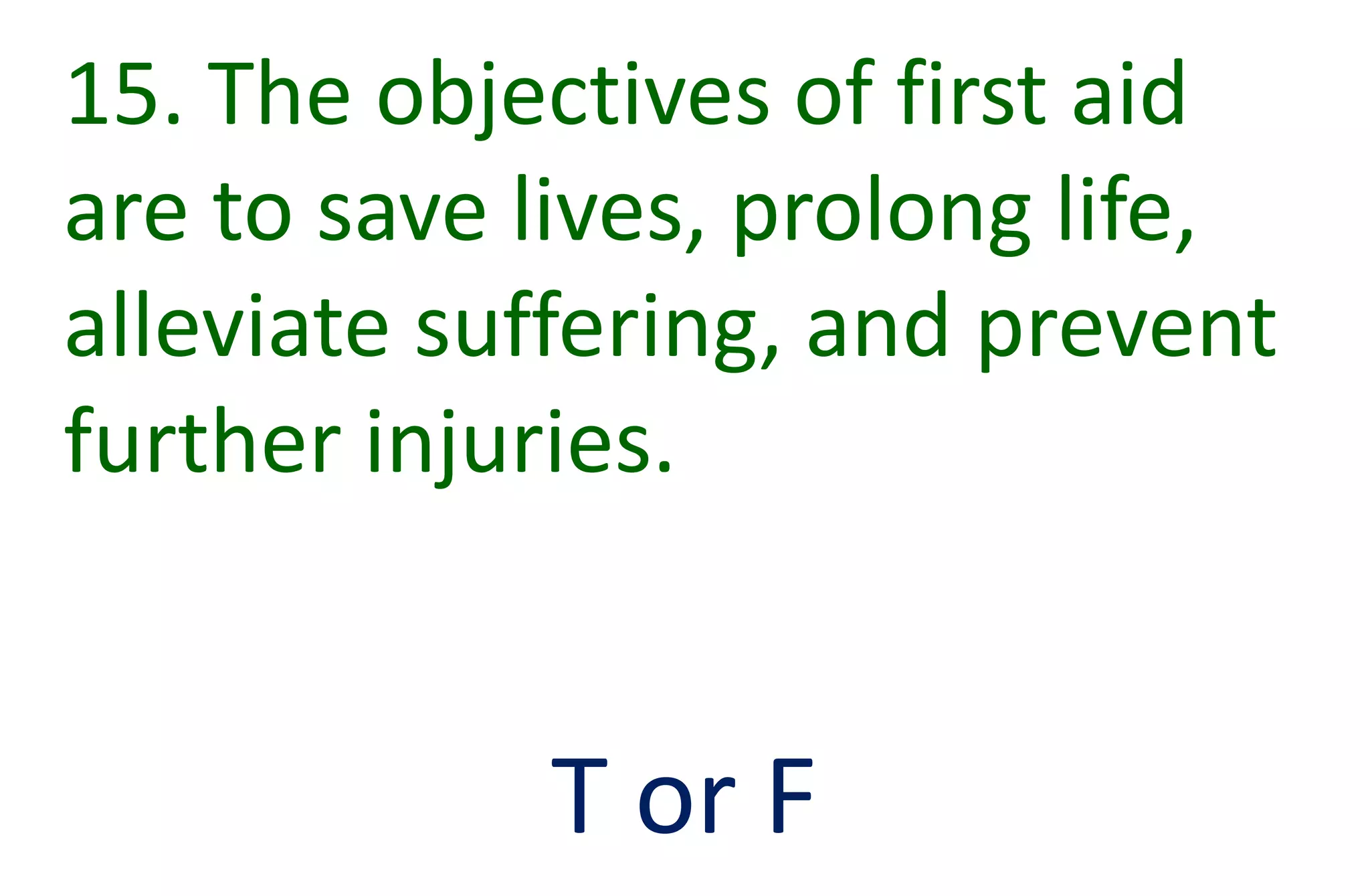 First aid MAPEH9 Health Education | PPTX