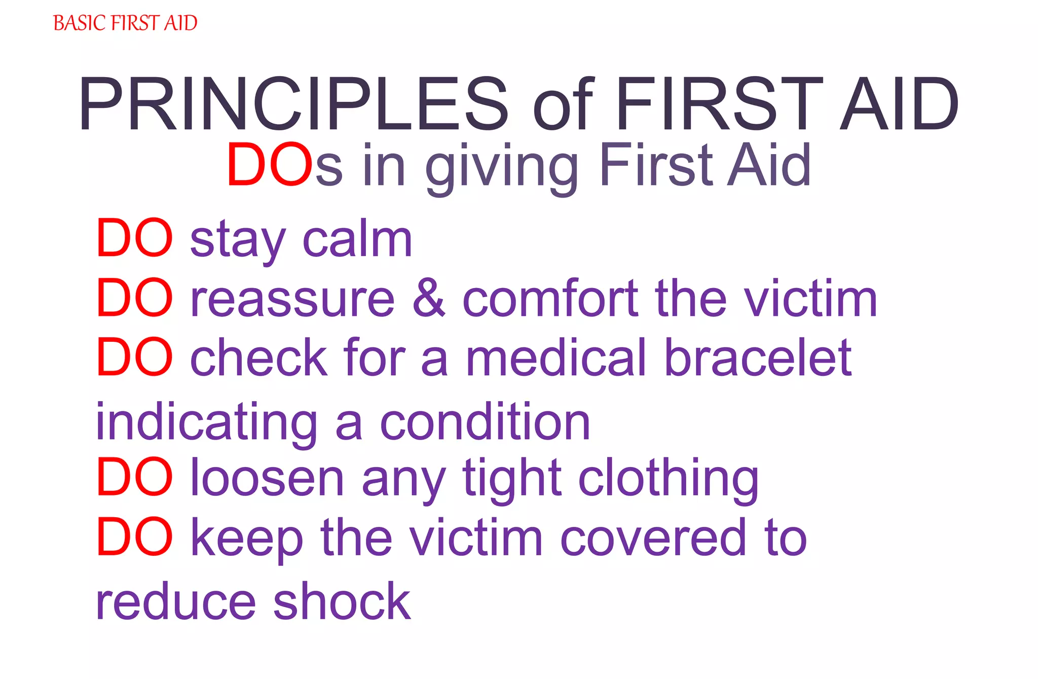 First aid MAPEH9 Health Education | PPTX