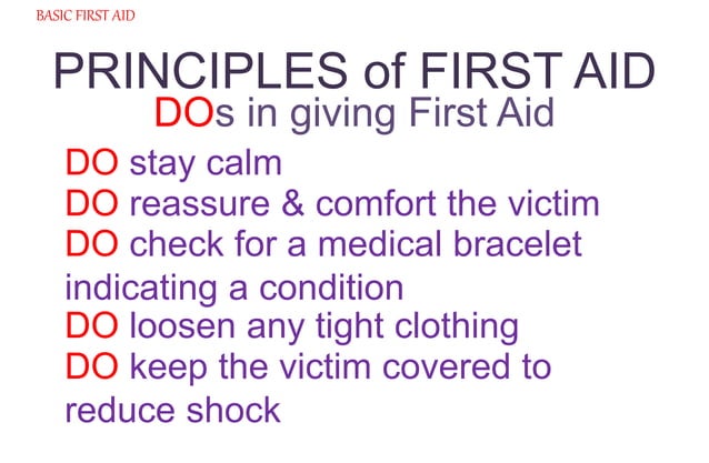 First aid MAPEH9 Health Education | PPTX | First Aid | Injuries