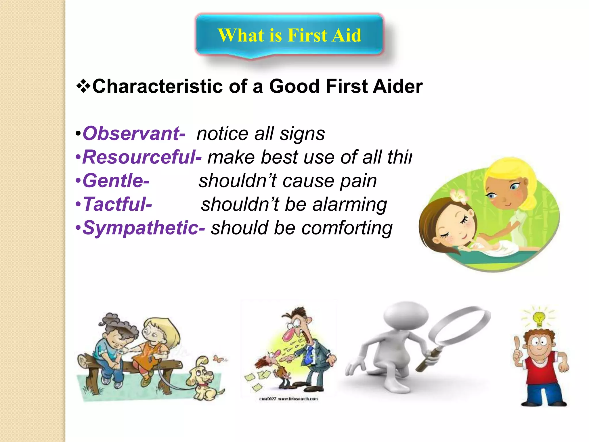First aid | PPTX