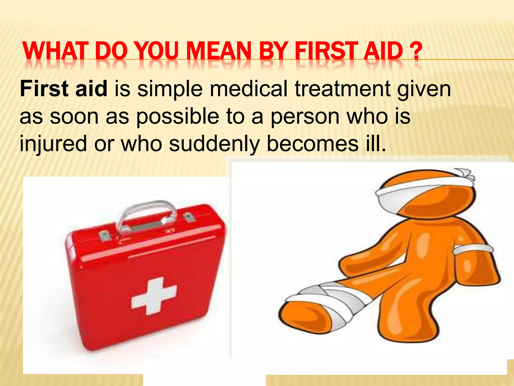 First Aid Training | PPT
