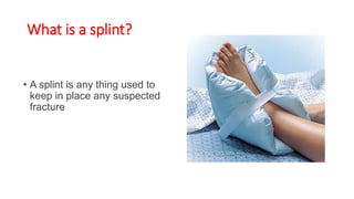 Fracture first aid by Dr. Hany Aldakar MD. Orthopedic Surgery and ...