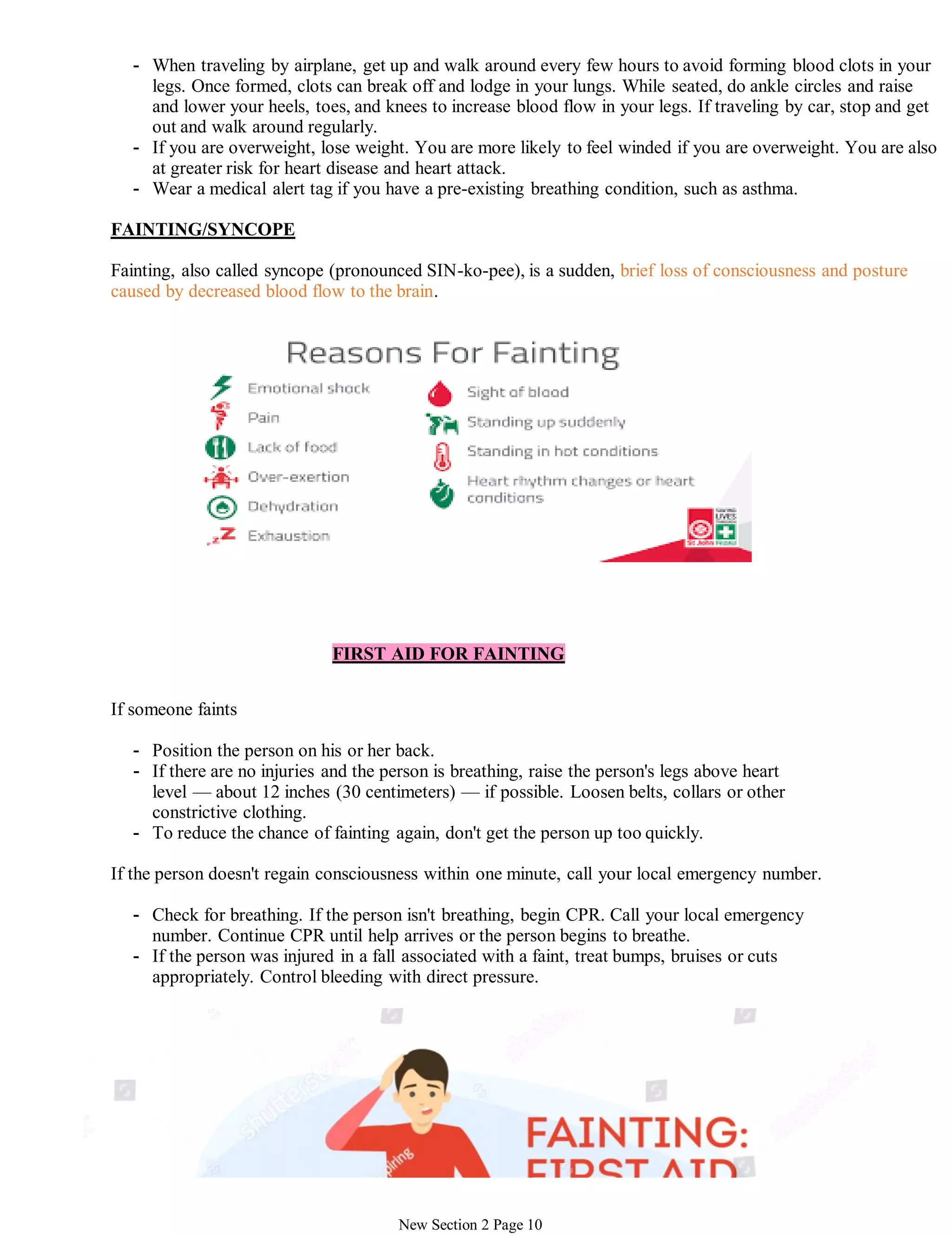 Basic First aid | PDF