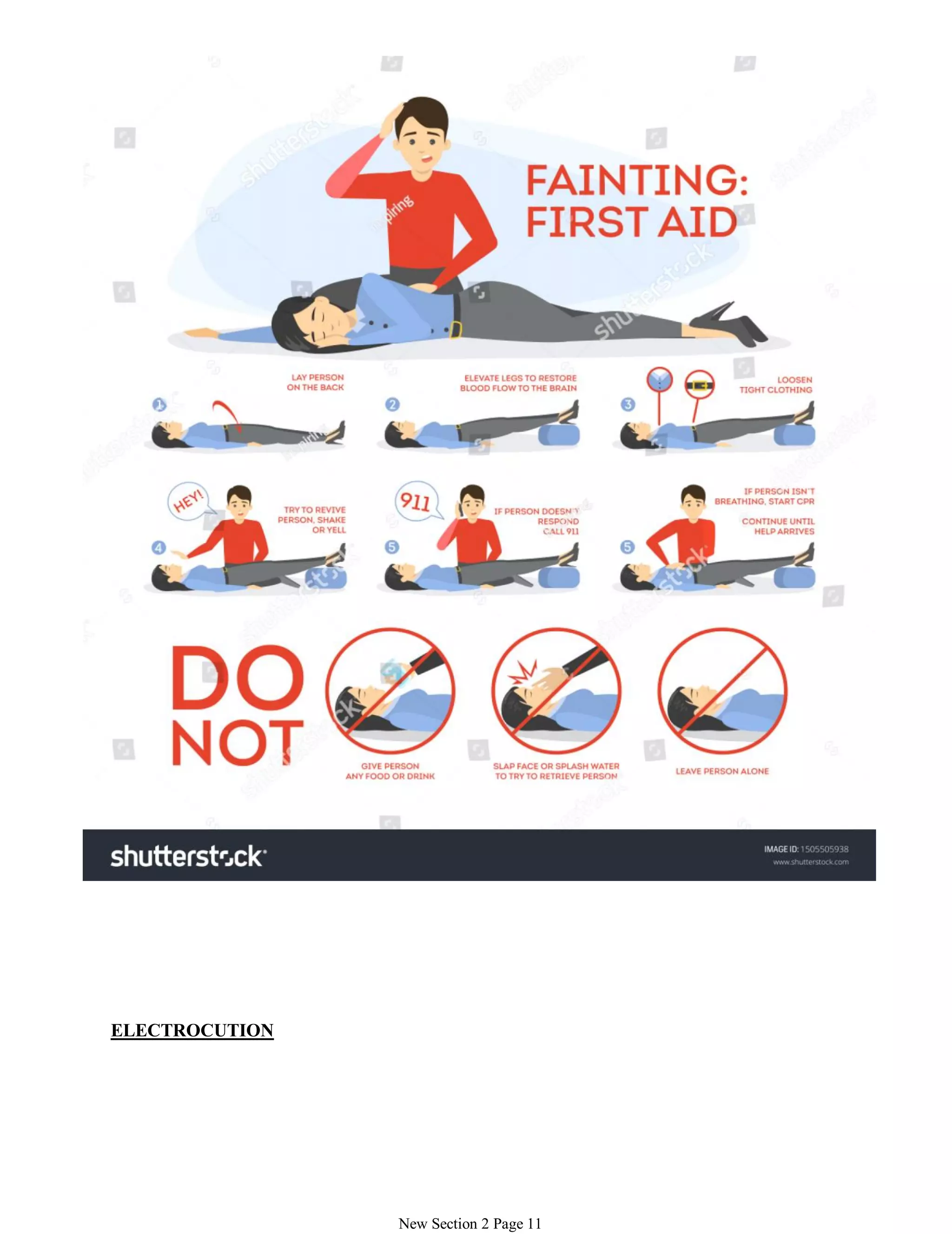 Basic First aid | PDF