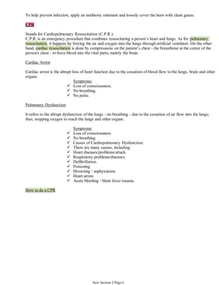 Basic First aid | PDF